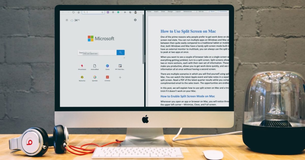 How To Use Split Screen On Mac New4Trick Com